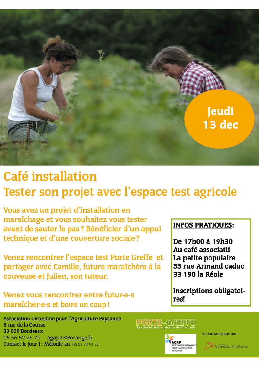 L’AGAP vous propose … – Lien des terroirs 33